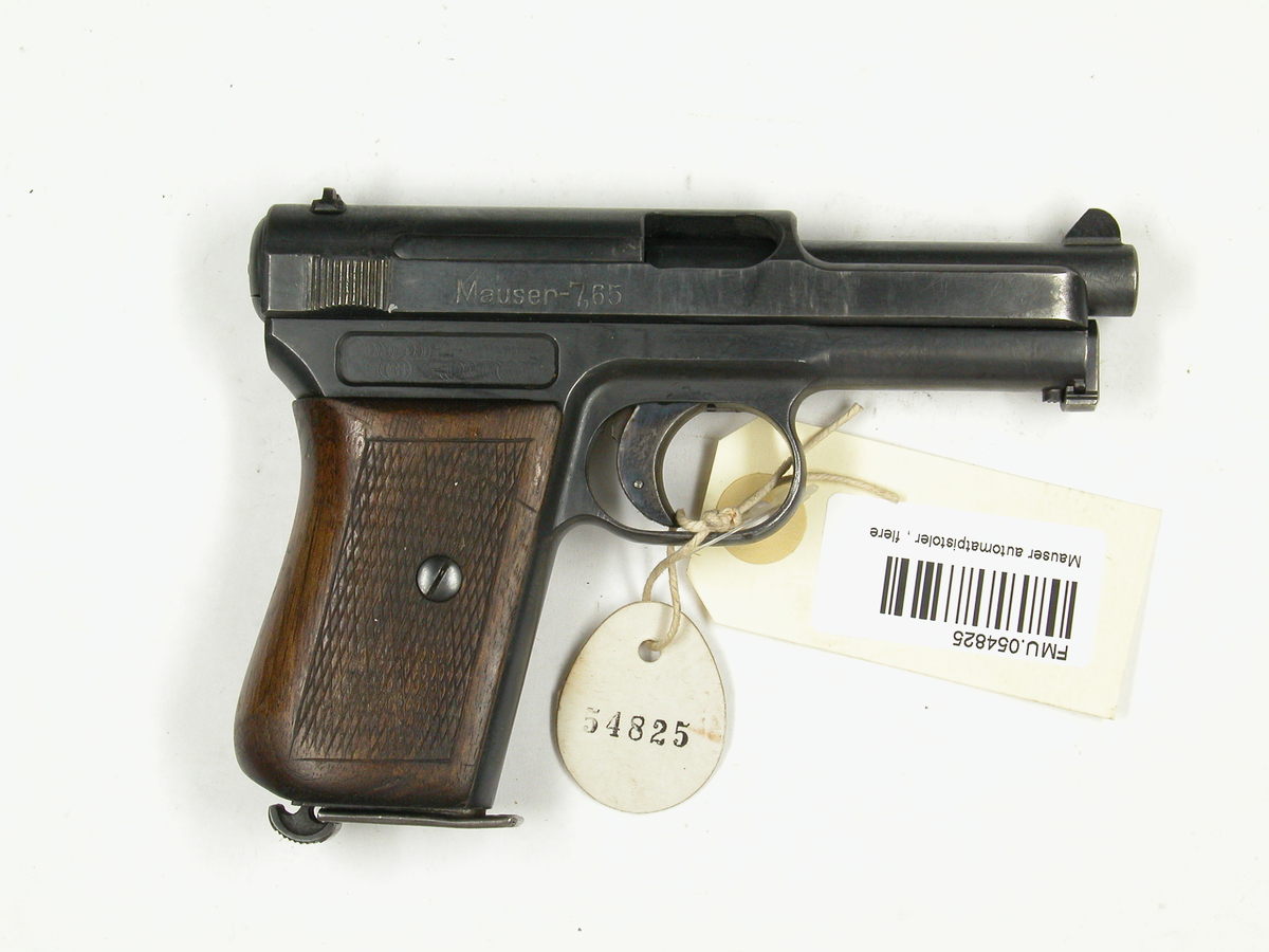 Pistol 7,65 mm Mauser M1914 - Forsvarets museer / DigitaltMuseum