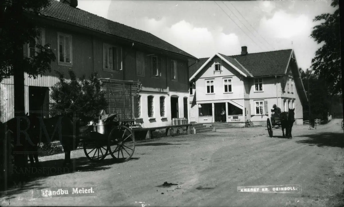 Brandbu meieri - Hadeland Folkemuseum / DigitaltMuseum