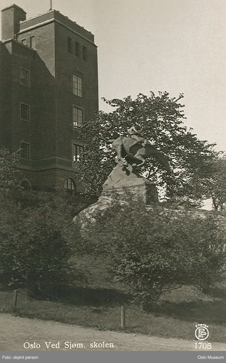 Oslo. Ved Sjøm.skolen. - Oslo Museum / DigitaltMuseum