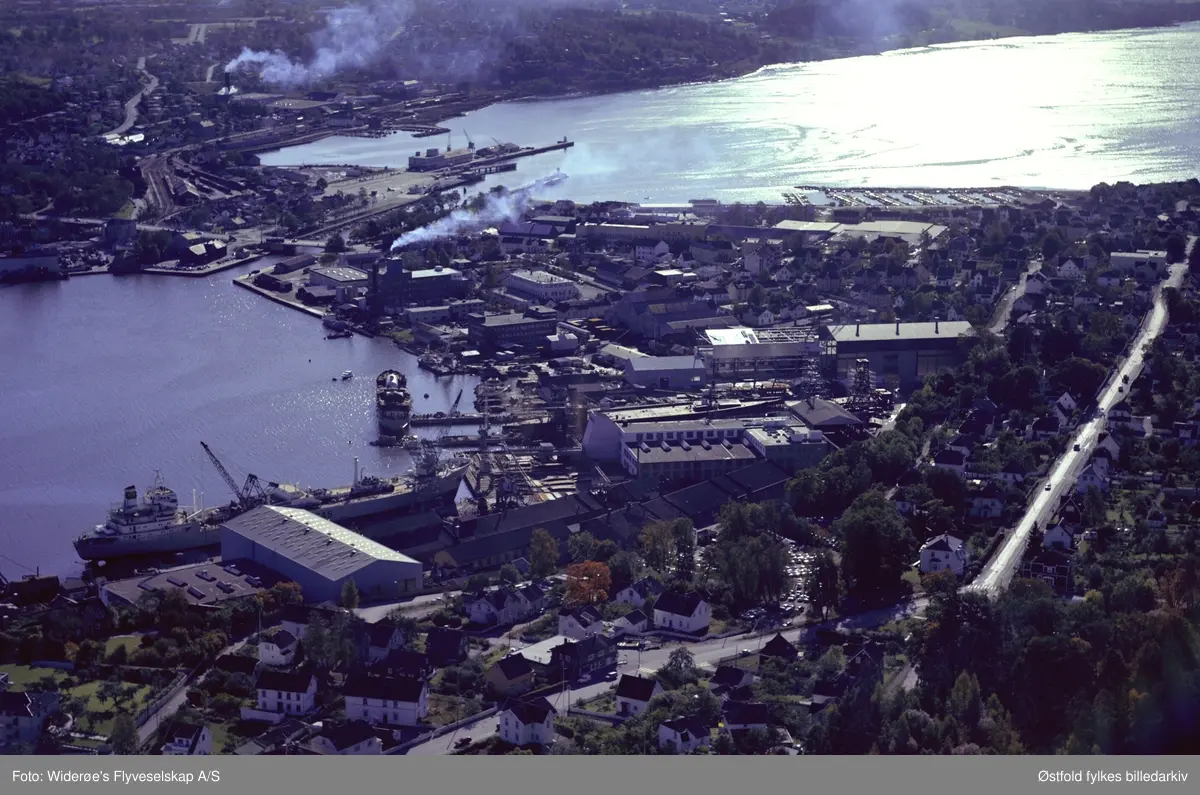 verksted, reparasjon, bygging, skip, Moss verft & Dokk, - Østfold ...