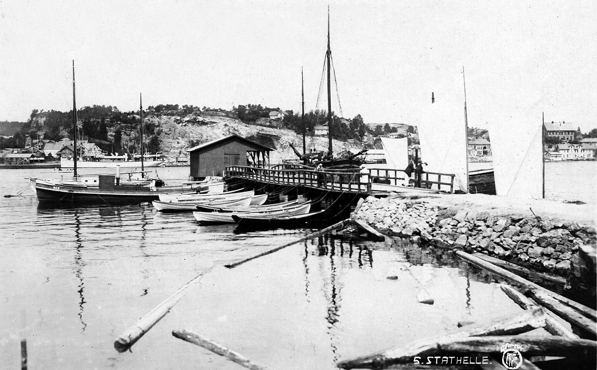 Stathelle. Foto: Opi. - Telemark Museum / DigitaltMuseum