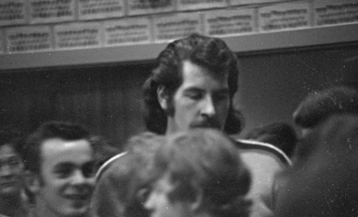 Torkel Ravndal i Haraldshallen - 1971 - Haugalandmuseet / DigitaltMuseum