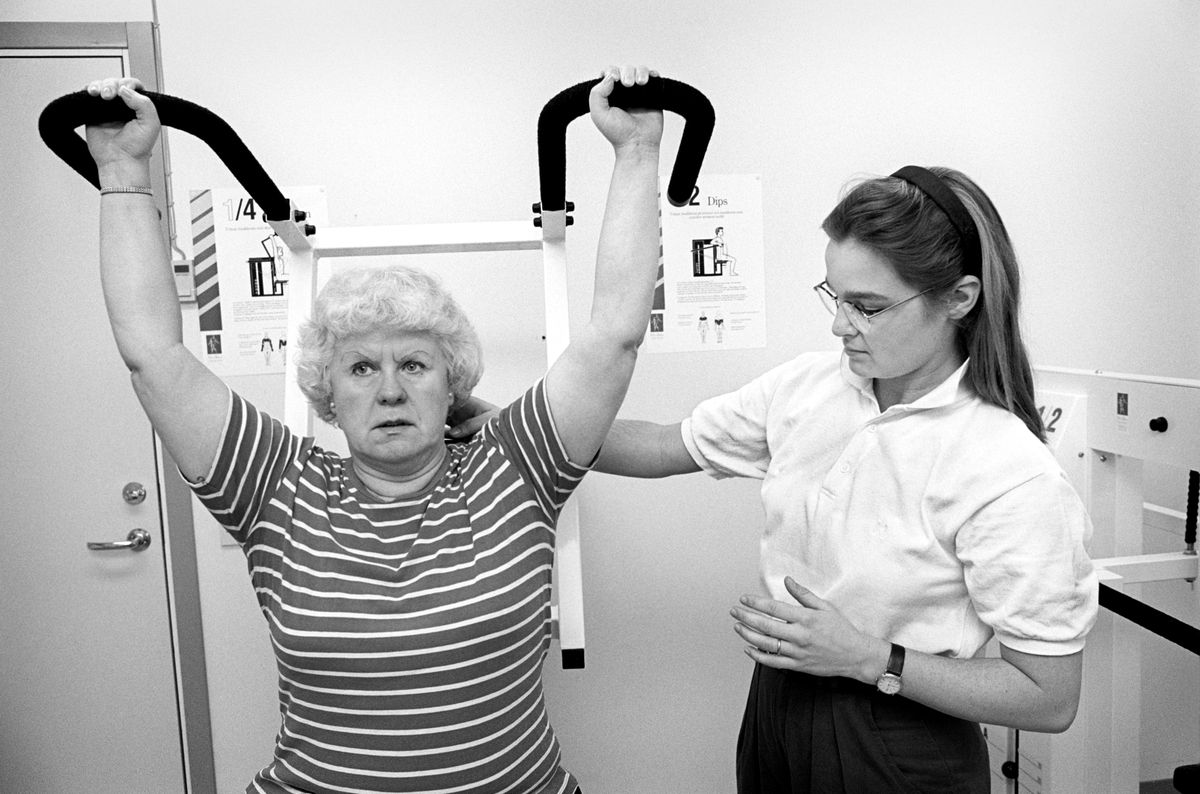 Gunilla Lindberg har fått ett individuellt träningsprogram av ...