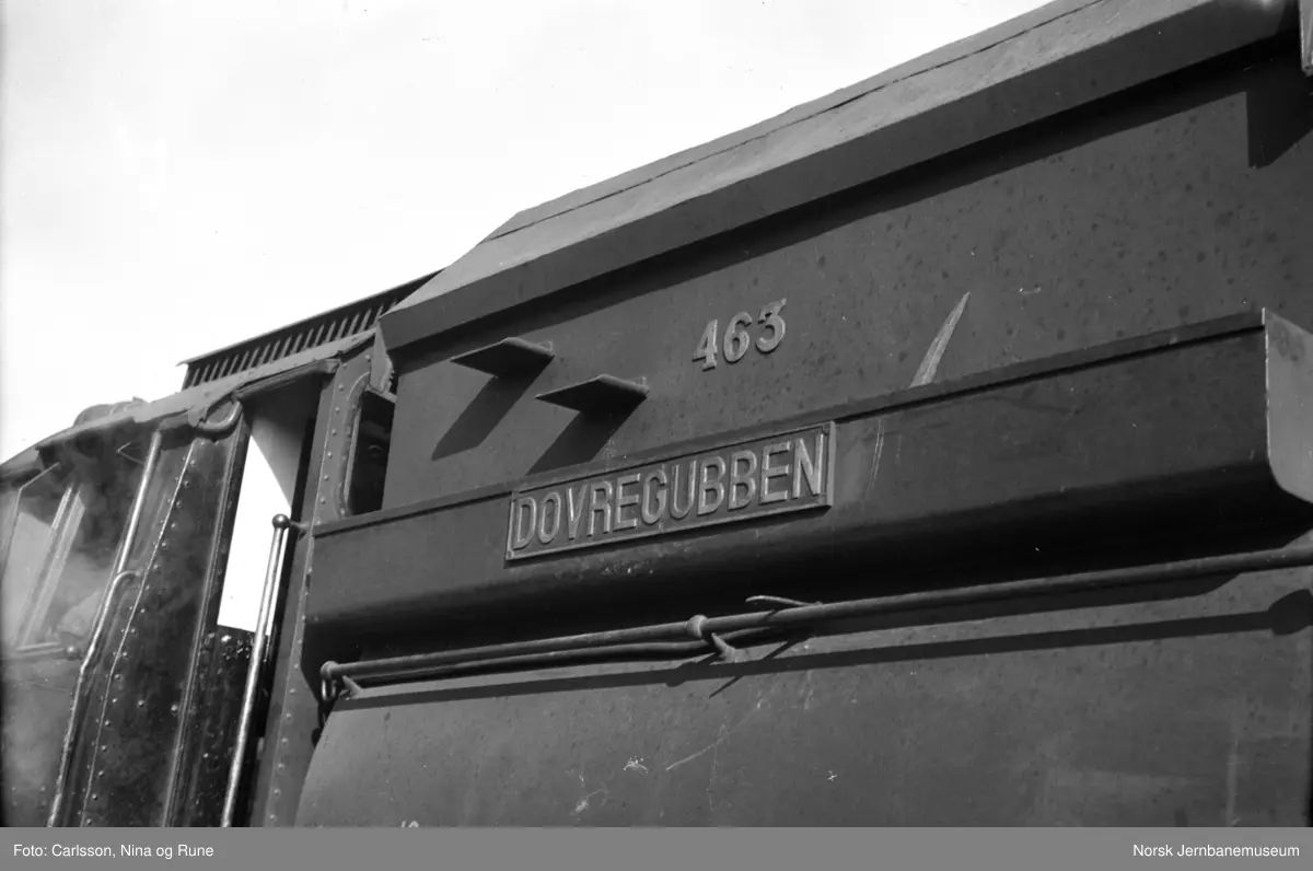 Damplokomotiv type 49a nr. 463 - skiltet "Dovregubben" - Norsk ...