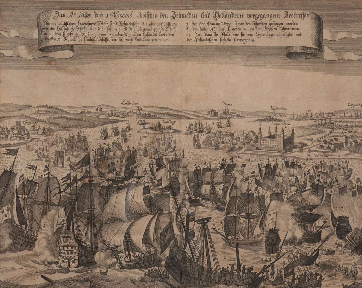 Slaget i Öresund 1658 - Sjöhistoriska museet / DigitaltMuseum
