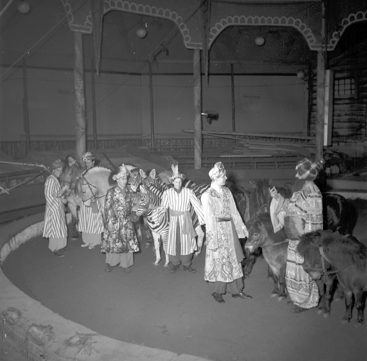 Furuviksparken invigdes pingstdagen 1936. Cirkusbyggnaden Teater-Cirkus ...