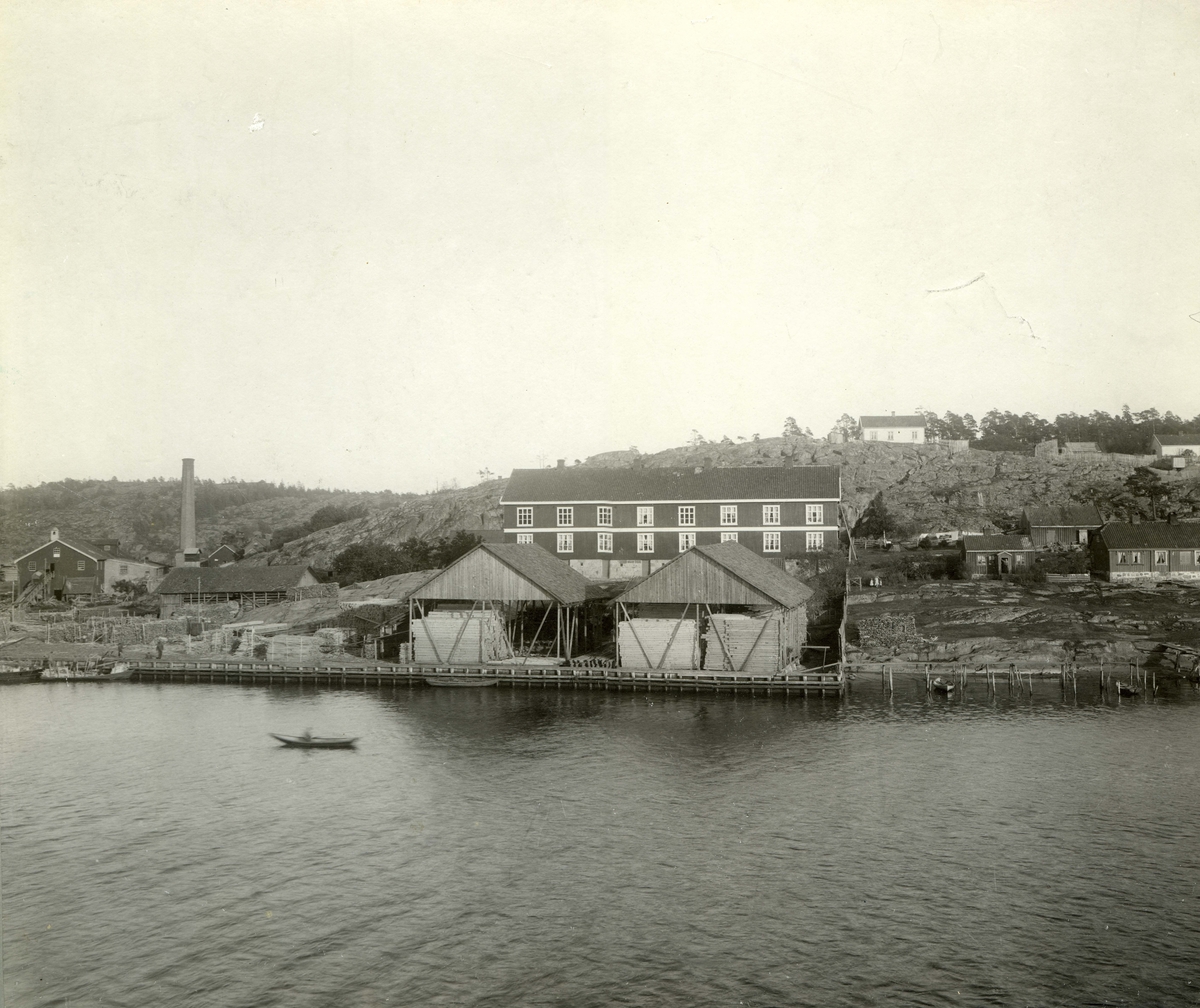 Kråkeøt. Glombo. Glombobrakka. "Lasteplads Huth" (Området mellom ...