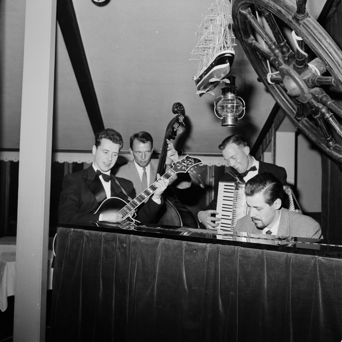 Skarholmen - "Bo Eriksson med Jam-session", Sunnersta, Uppsala 1959 ...