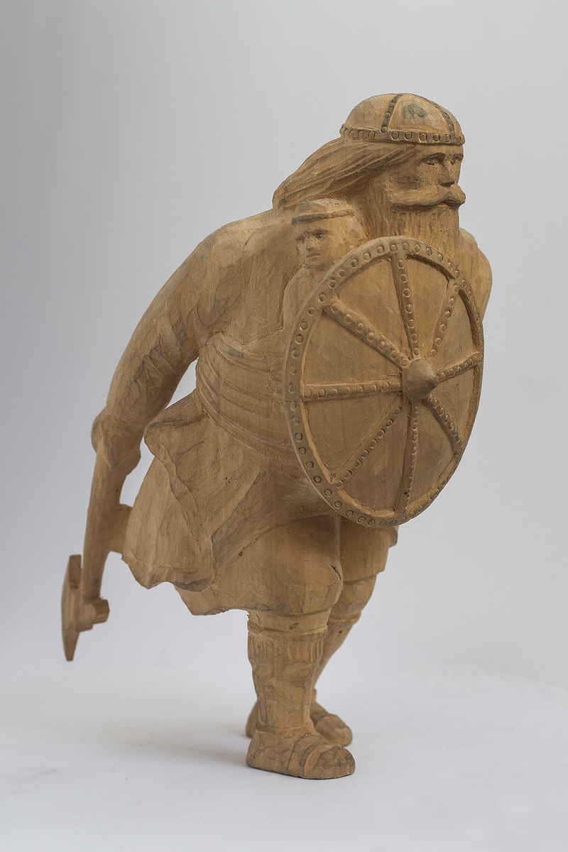 Treskulptur - Anno Kongsvinger Museum / DigitaltMuseum