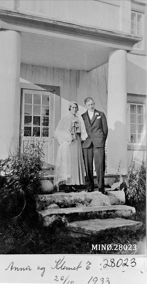 Brudebilde - Anna og Klem Embretsen Godtland - Anno Musea i Nord ...