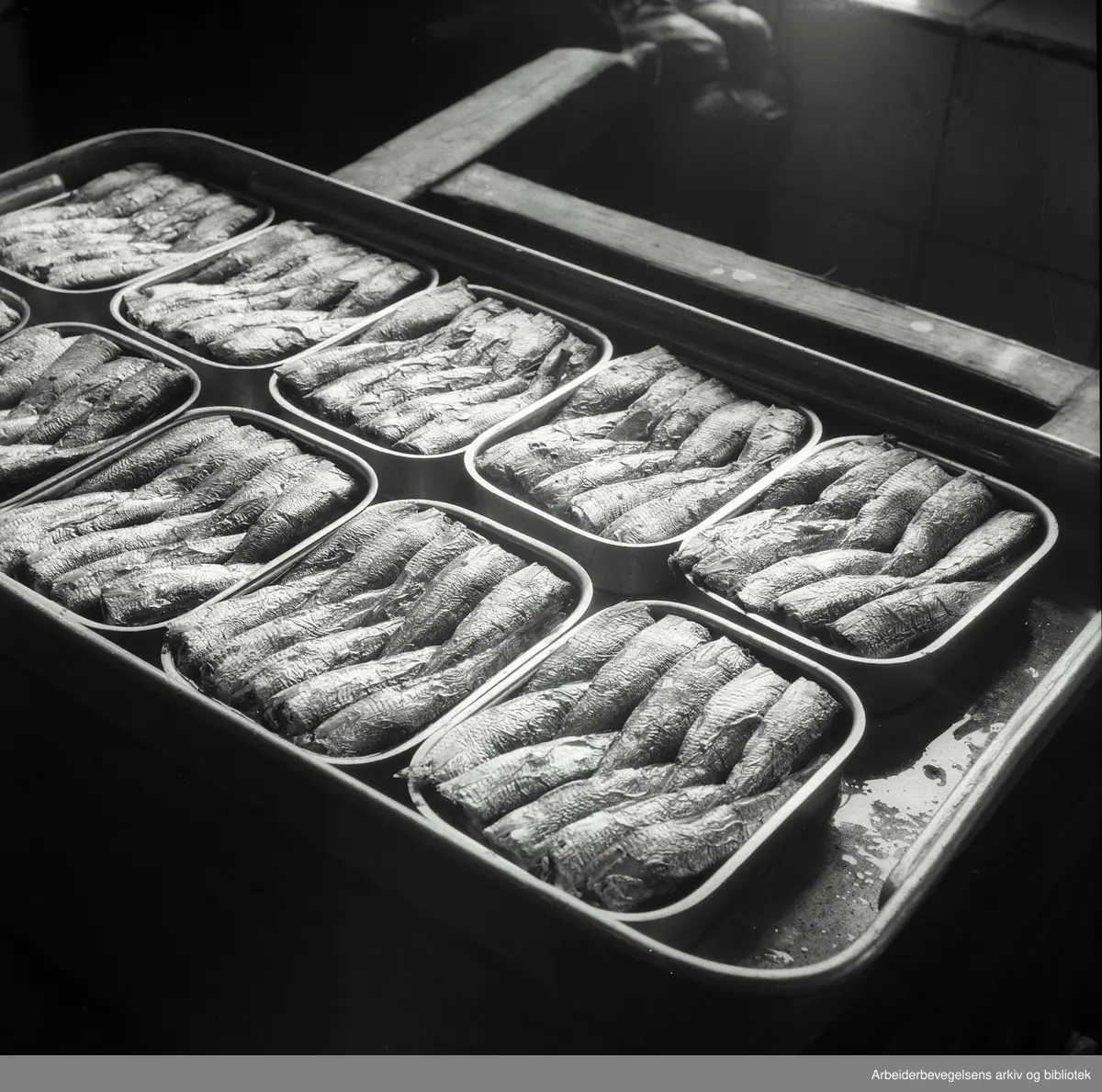 Hermetikkfabrikk, Fredrikstad Preservering Co. juni 1948 ...