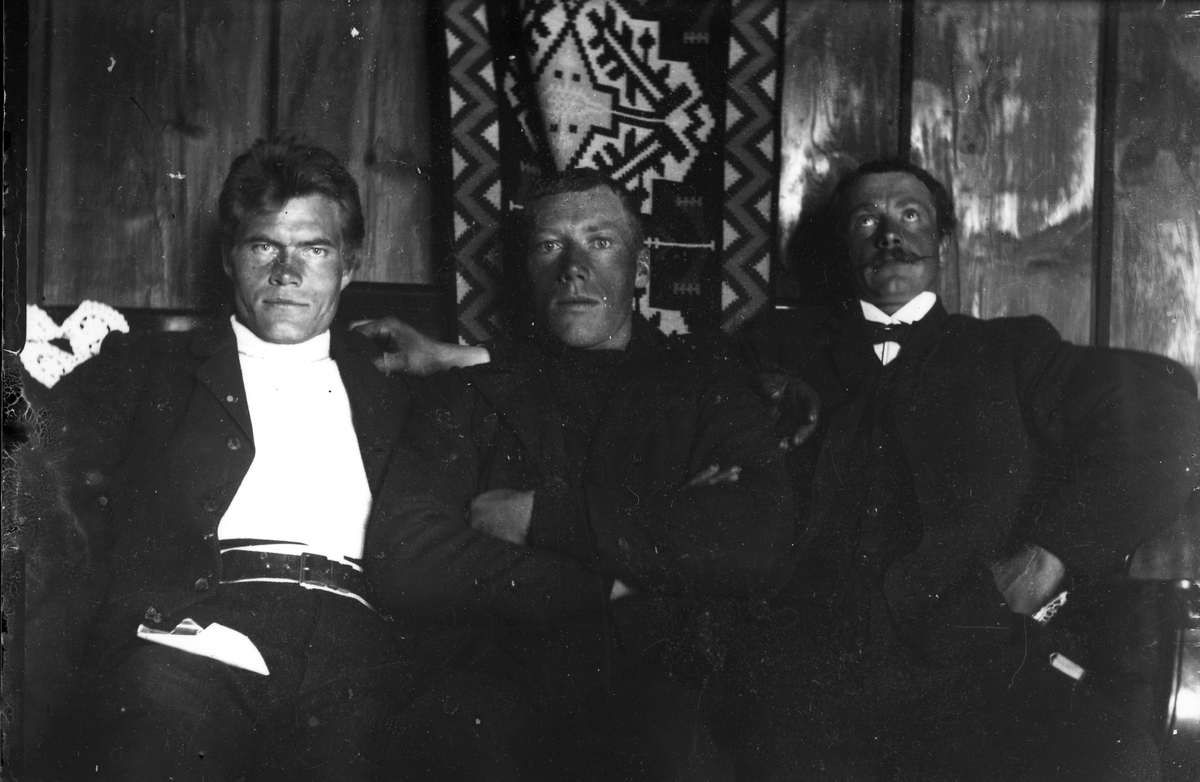 Fotoarkiv etter Aanund Olavson Edland. Portrett av Harald Våglid, Magne ...