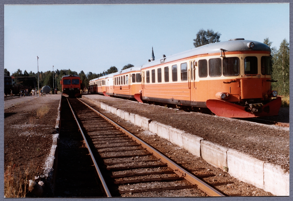 Rälsbuss. Statens Järnvägar, SJ Y1 1275, SJ Y7 1175, SJ Y7 1155, SJ Y7 ...