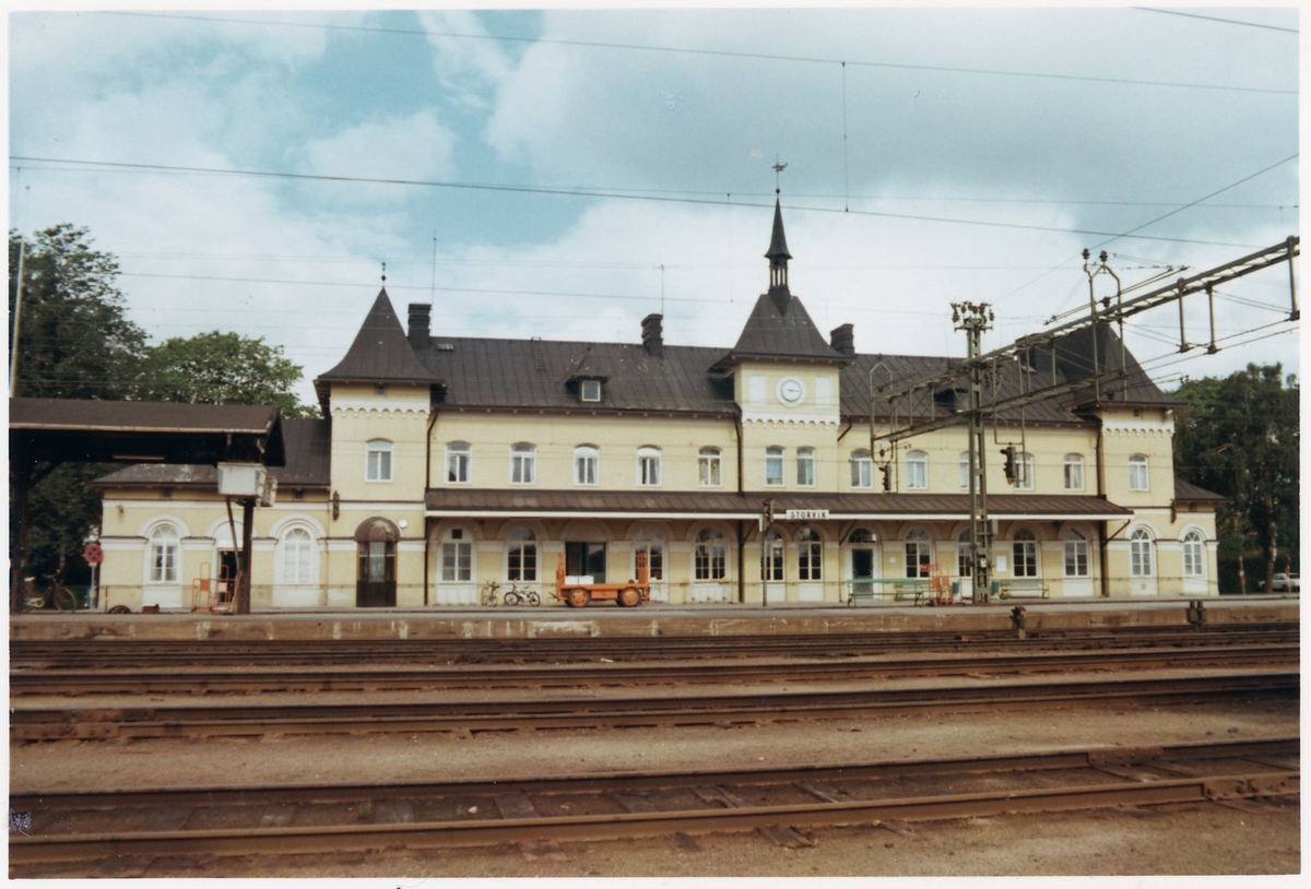 Storvik station. - Järnvägsmuseet / DigitaltMuseum