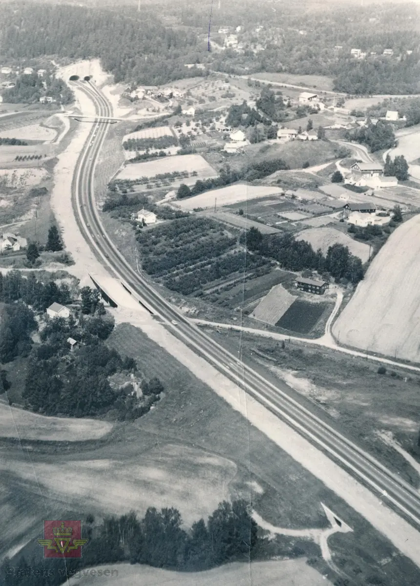 Motorveg E18 Lierbakkene åpnet i 1967. Første byggetrinn. - Norsk ...