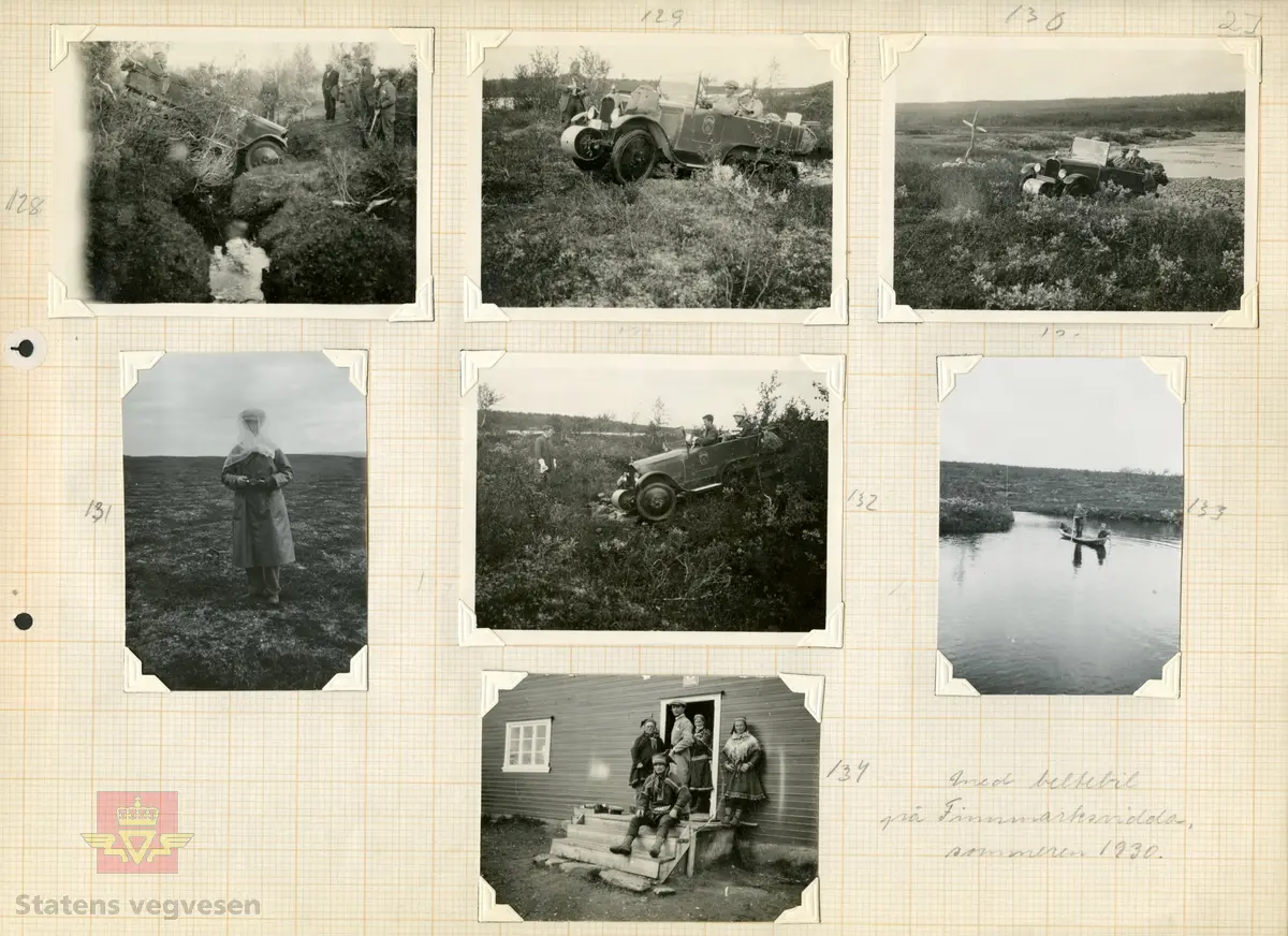 Med beltebil på Finnmarksvidda sommeren 1930 - Norsk vegmuseum ...