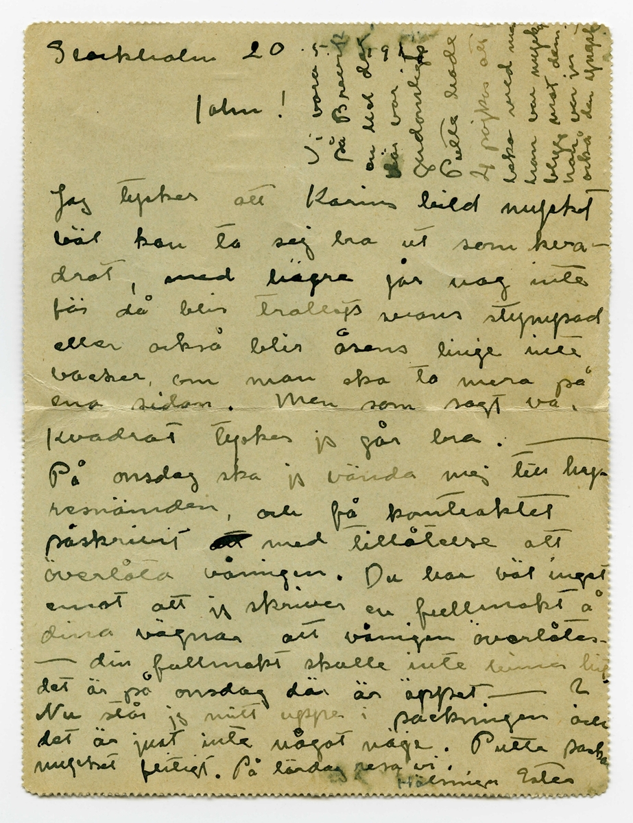 Brev - Jönköpings läns museum / DigitaltMuseum