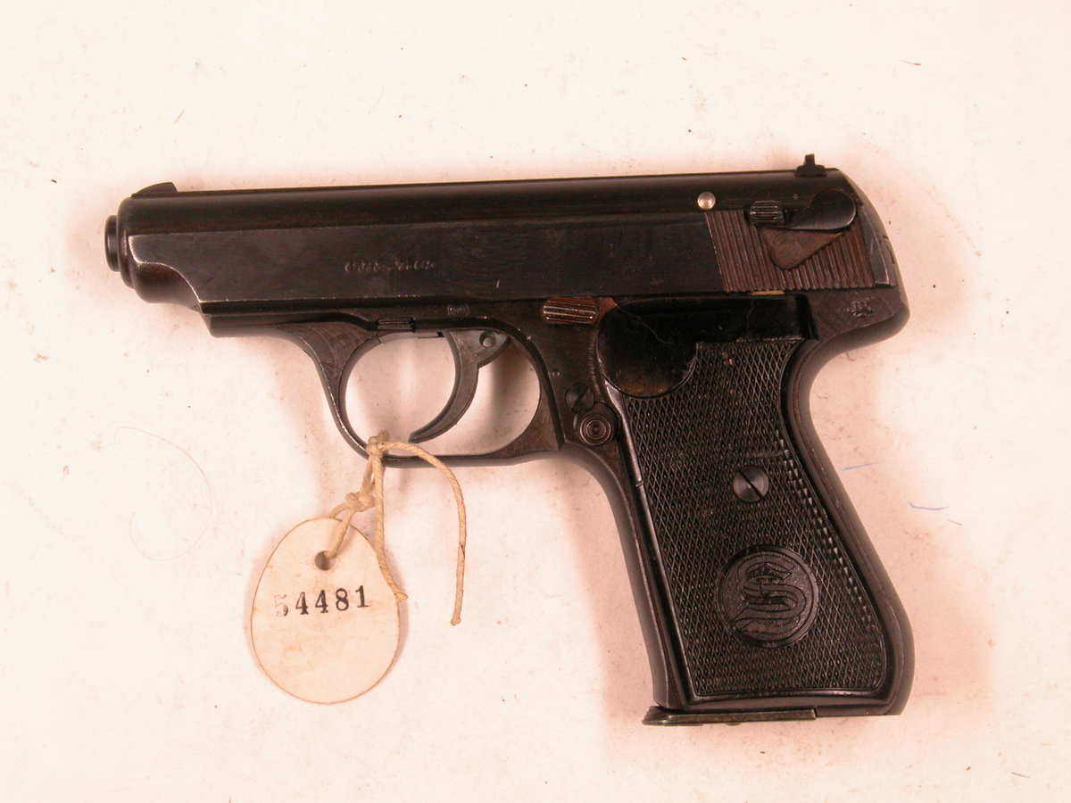 Pistol 7,65 mm Sauer M38H - Forsvarets museer / DigitaltMuseum