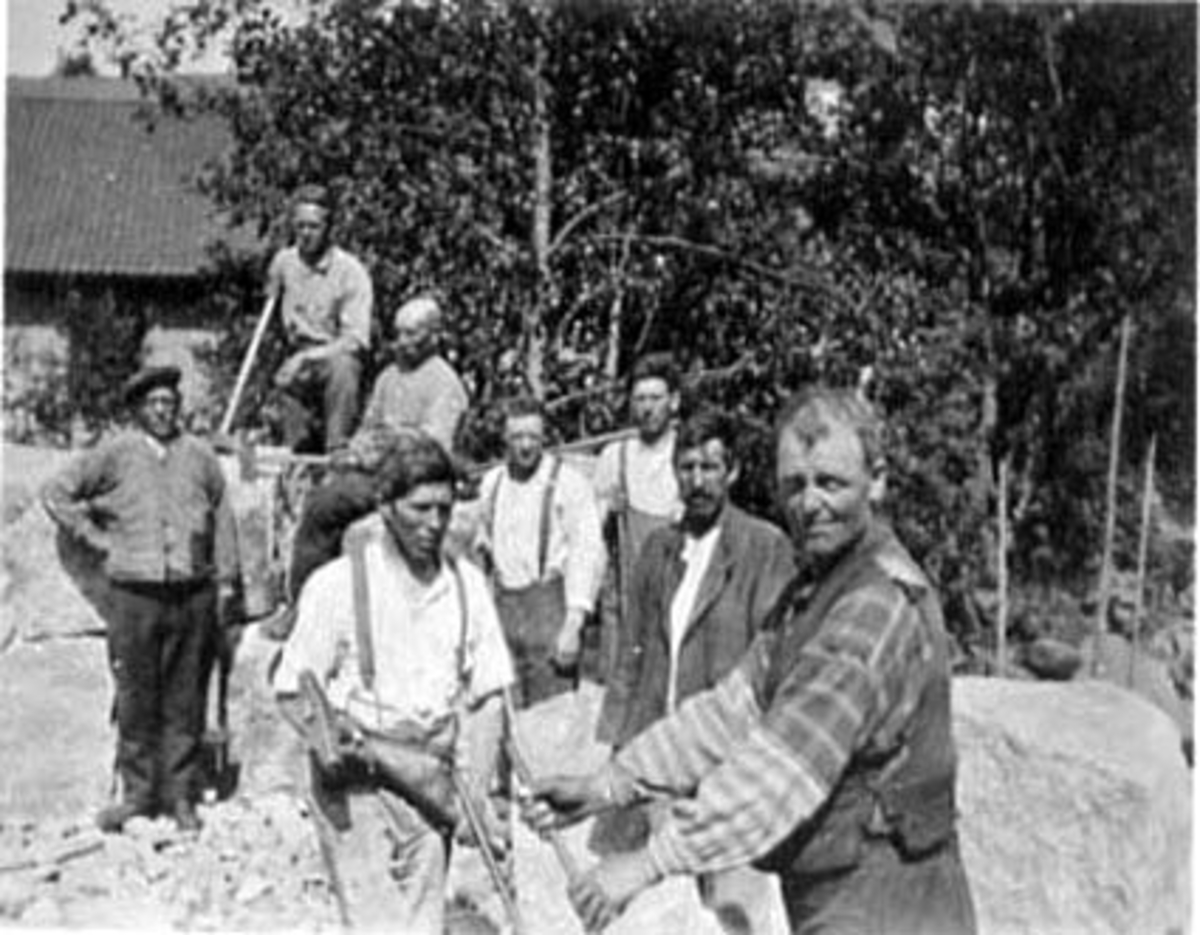 RIKSVEG 50, ANLEGGET EIDSVOLD GRENSE-NYSLE, BYGGING AV BRU VED VIK ...