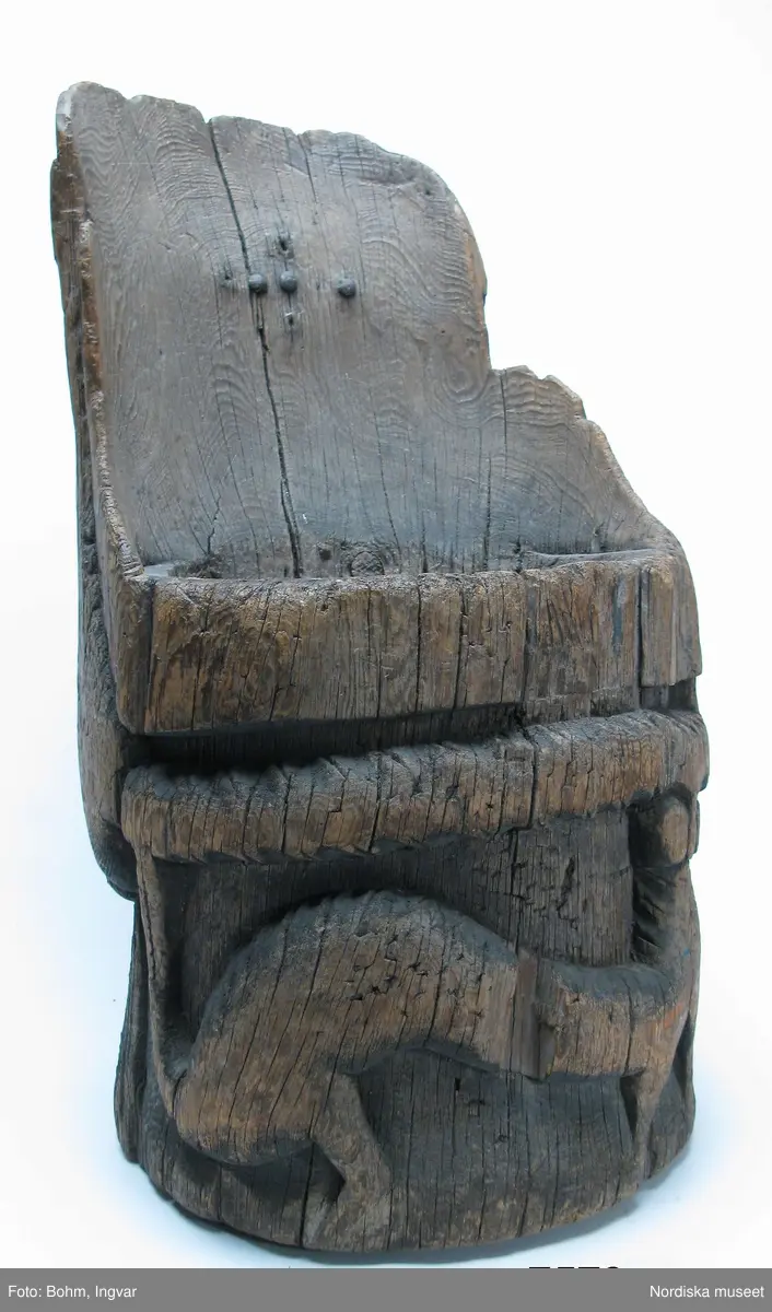 Kubbstol - Nordiska museet / DigitaltMuseum