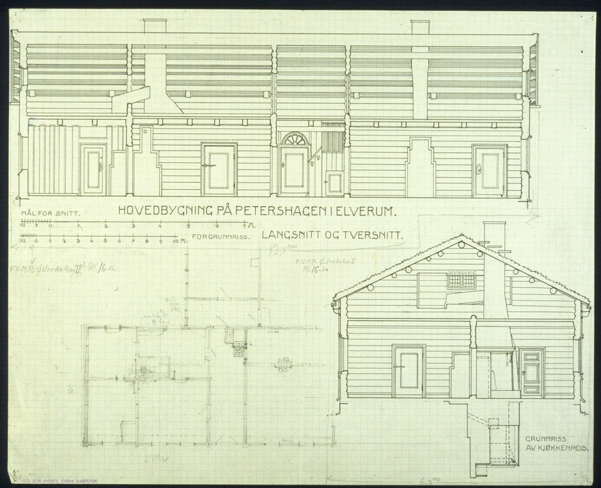Tegning - Stiftelsen Norsk folkemuseum / DigitaltMuseum