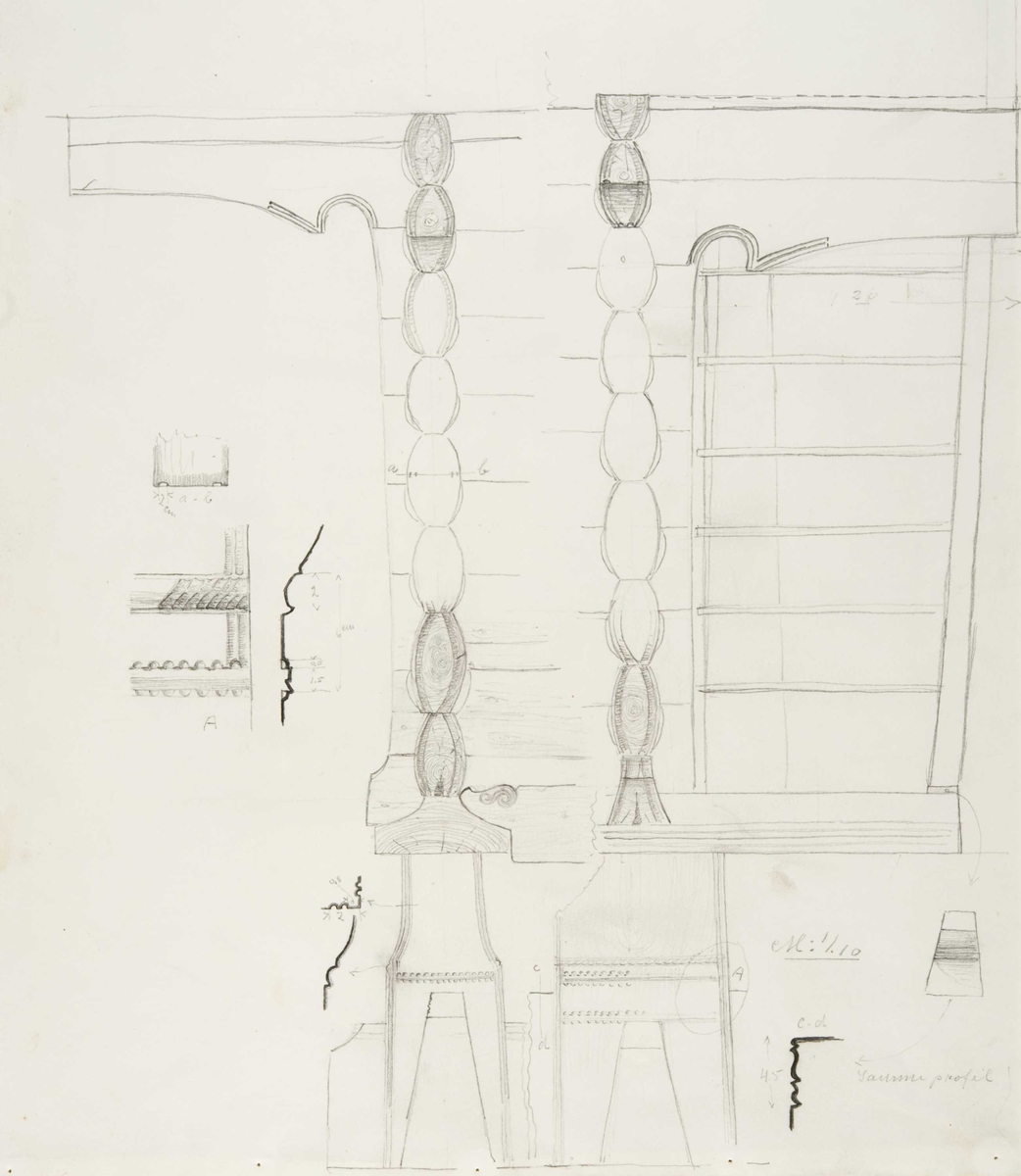 Tegning - Norsk Folkemuseum / DigitaltMuseum