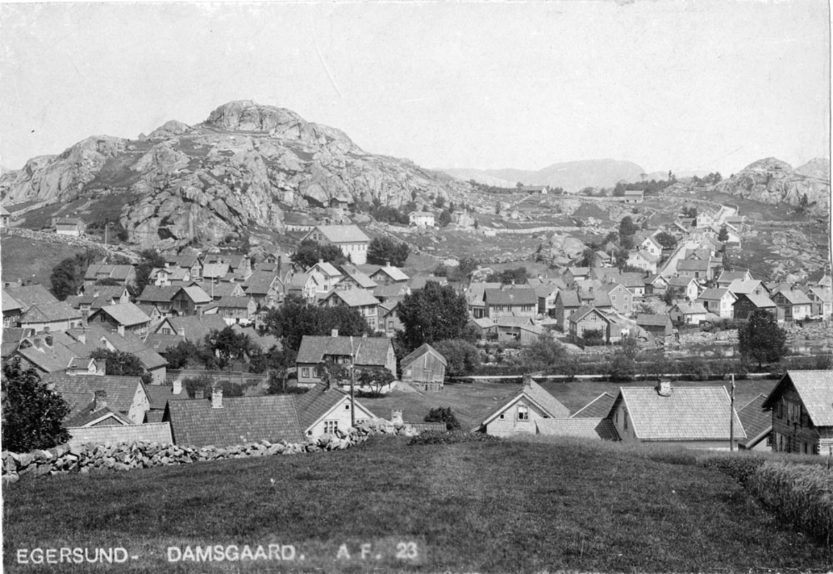 Egersund sentrum, Kråkefjell, Damsgård, Langårdsfjell, Gamleveien ...