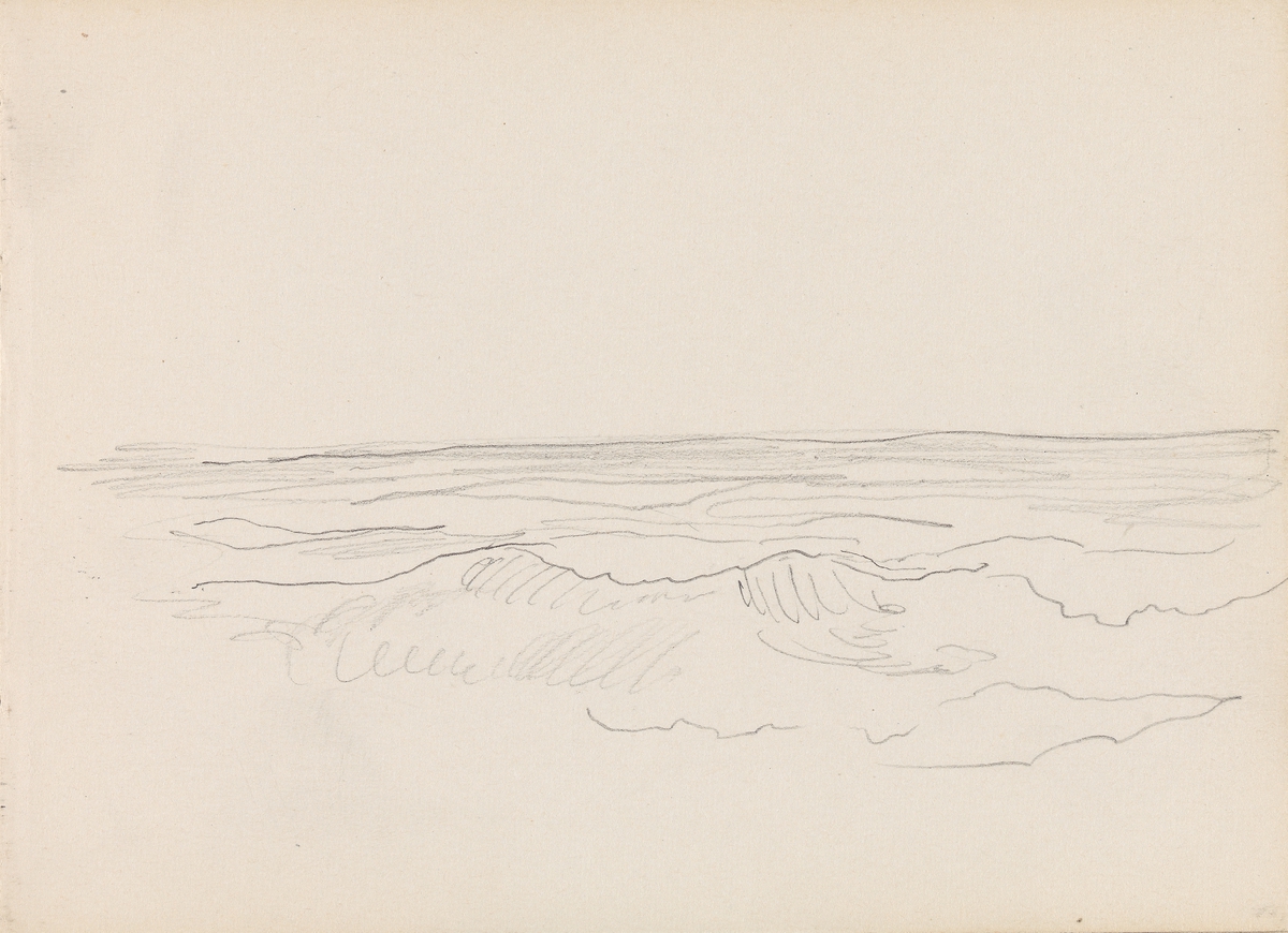 Hav [Tegning] - Nasjonalmuseet, billedkunstsamlingene / DigitaltMuseum