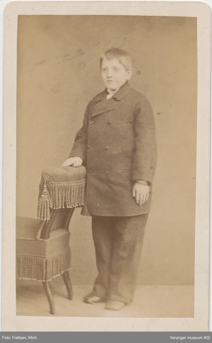 Portrett, Hjalmar Brodtkorb, 1881 - Vardø Museum / DigitaltMuseum