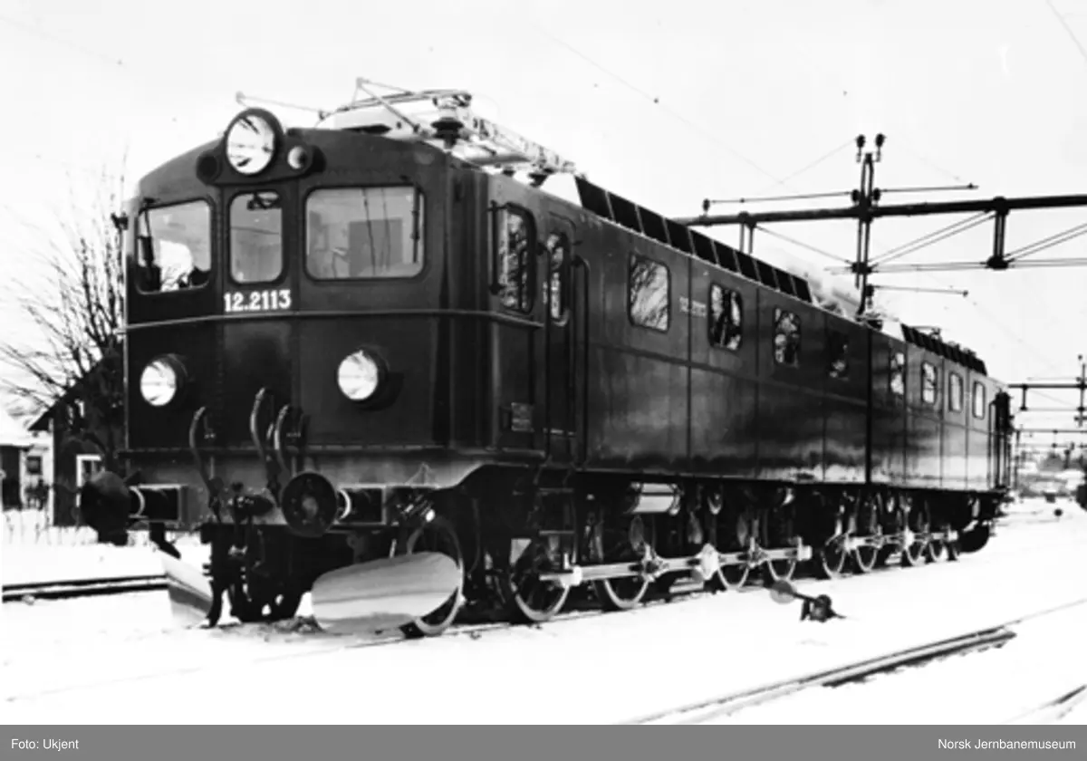 NSB elektrisk lokomotiv El 12 nr 2113 - Norsk Jernbanemuseum ...